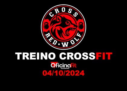 Fotos - Treino CrossFit RED-WOLF - Academia OFICINA FIT 04/10/2024 - Fotto